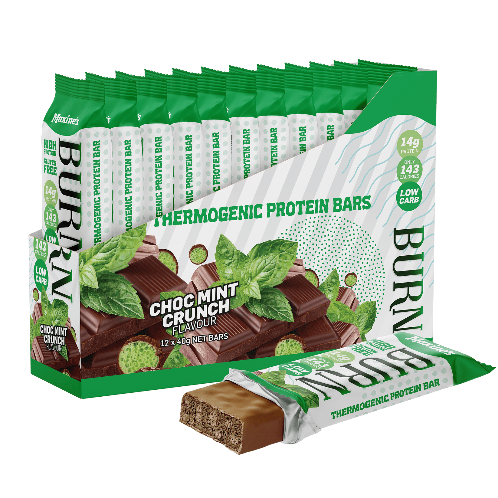 Maxine's Burn Bars - Thermogenic Fat Burning Protein Bars