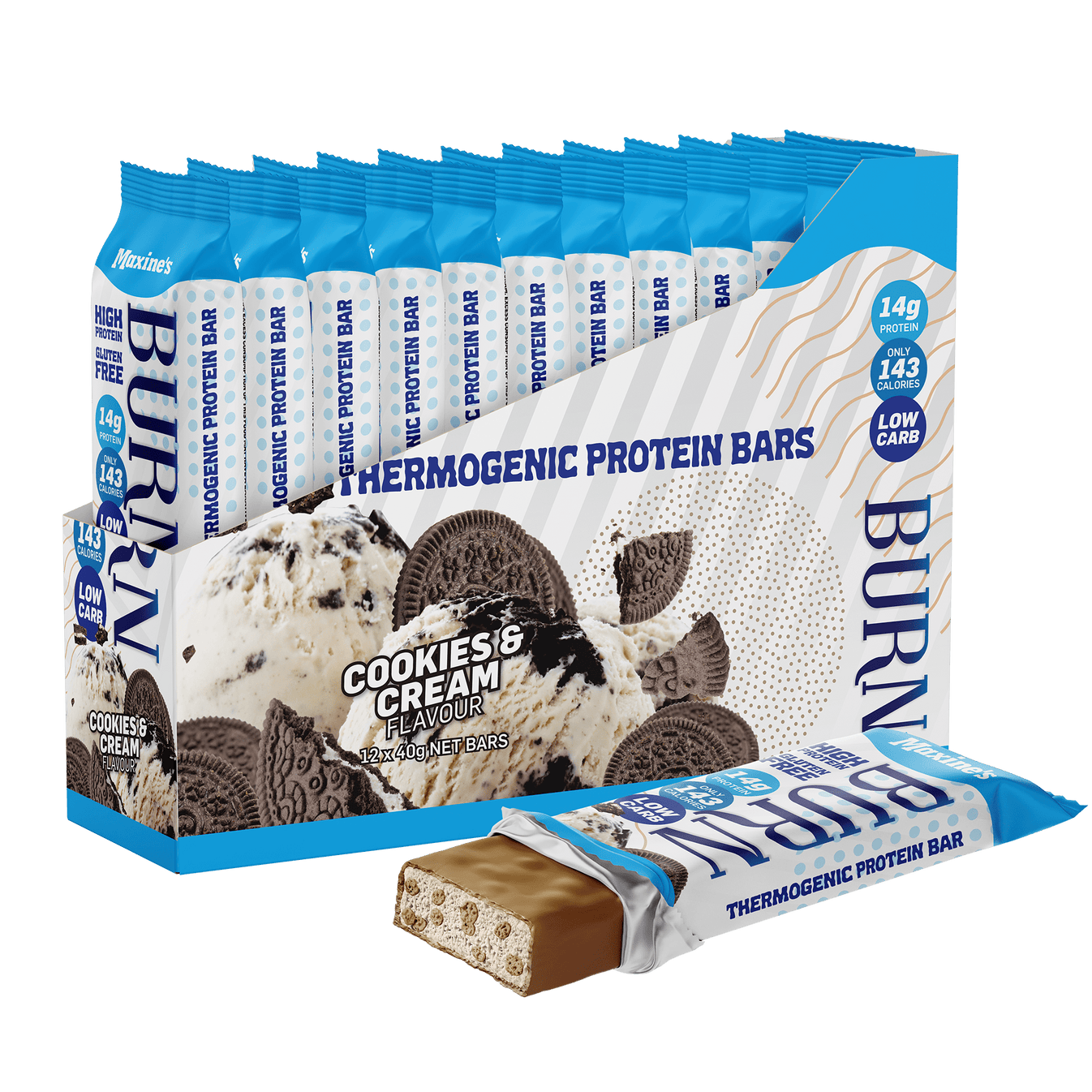 Maxine's Burn Bars - Thermogenic Fat Burning Protein Bars