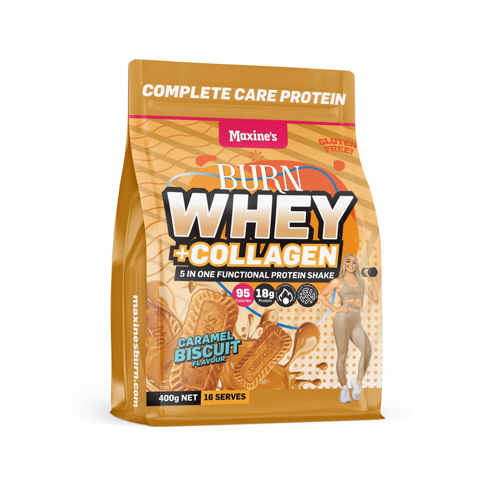 Burn Whey and Collagen Protein Powder