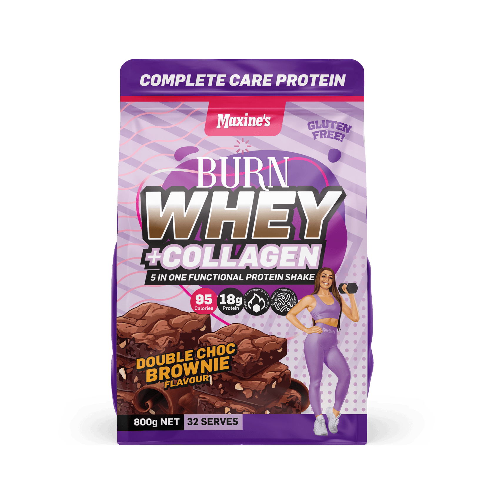 Burn Whey and Collagen Protein Powder