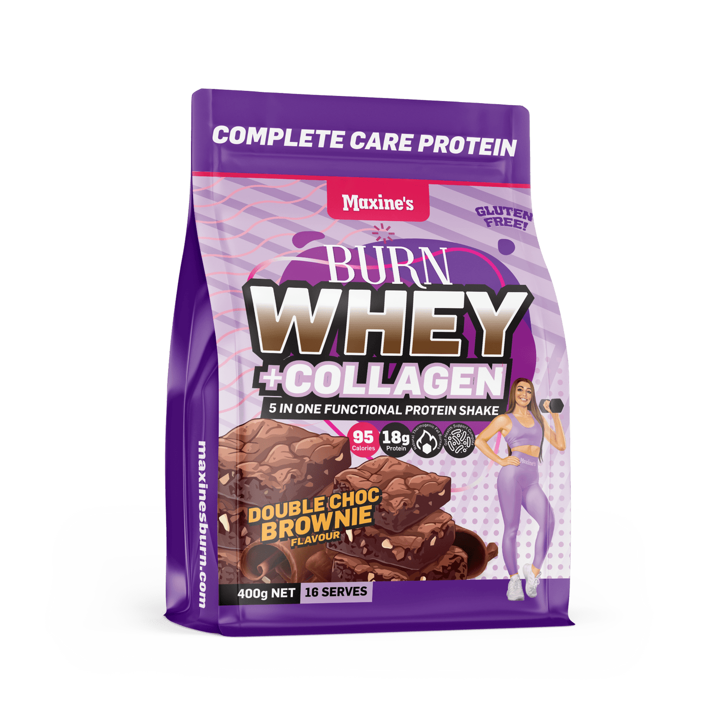 Burn Whey and Collagen Protein Powder