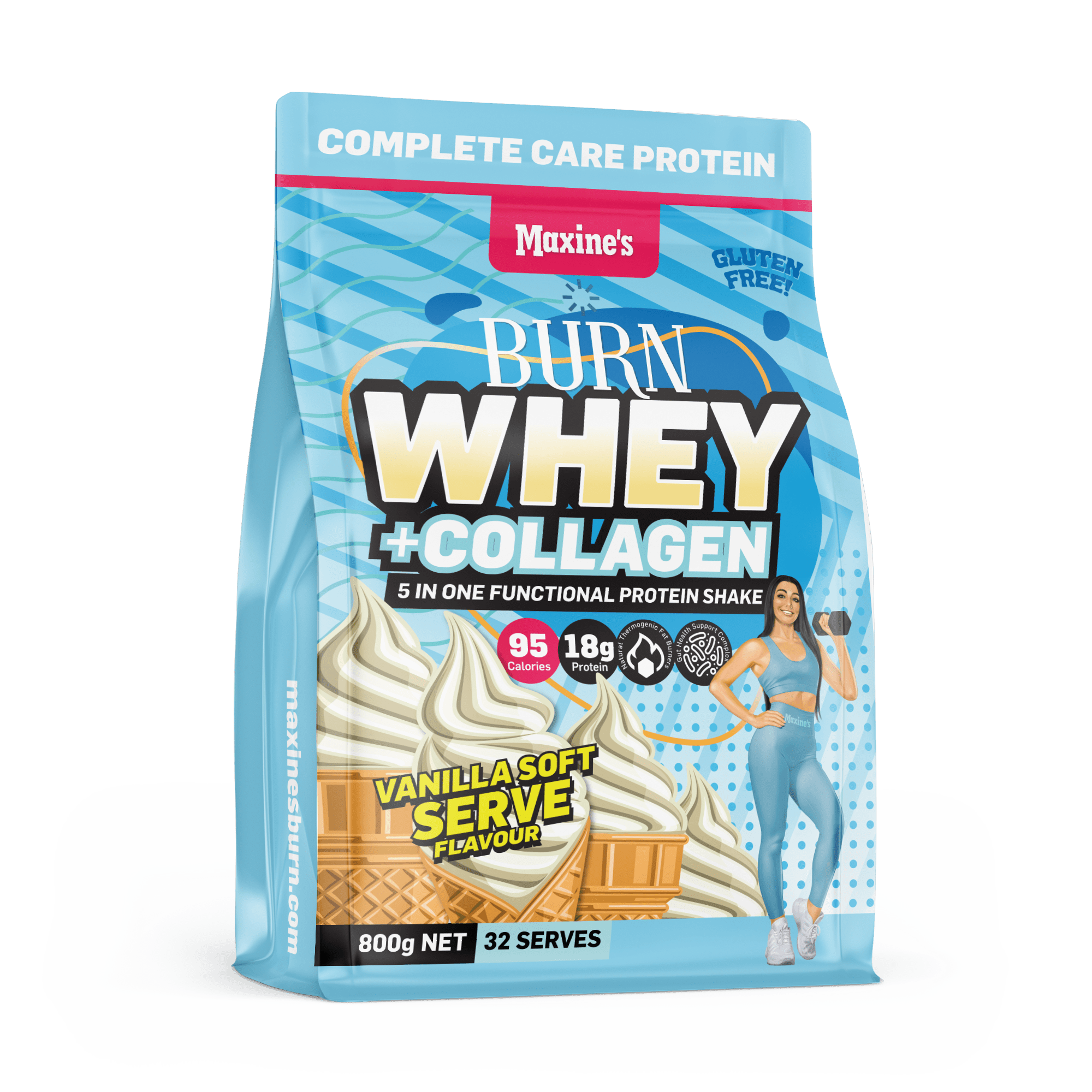 Burn Whey + Collagen Protein – Maxine's Burn