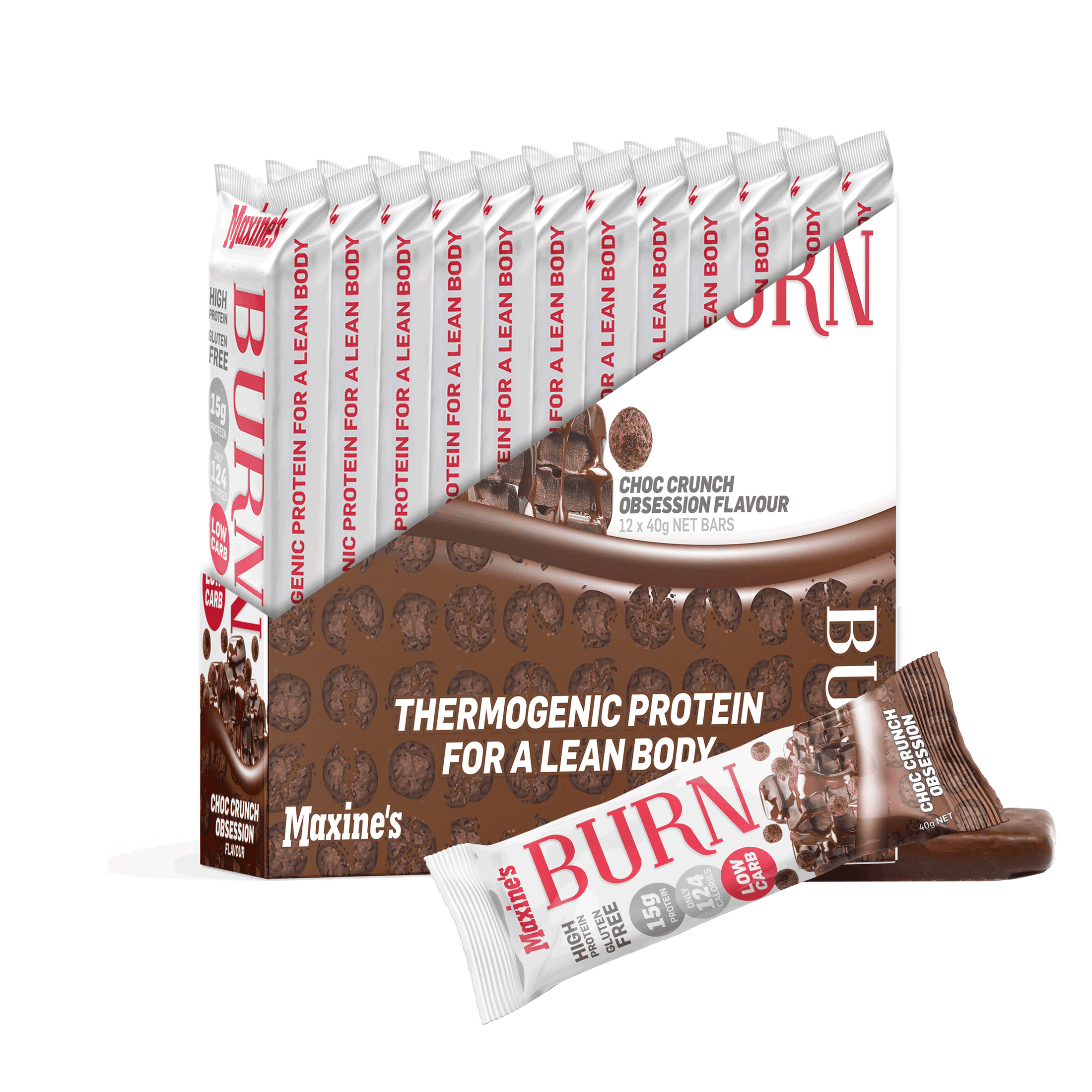 Maxine's Burn Bars - Thermogenic Fat Burning Protein Bars