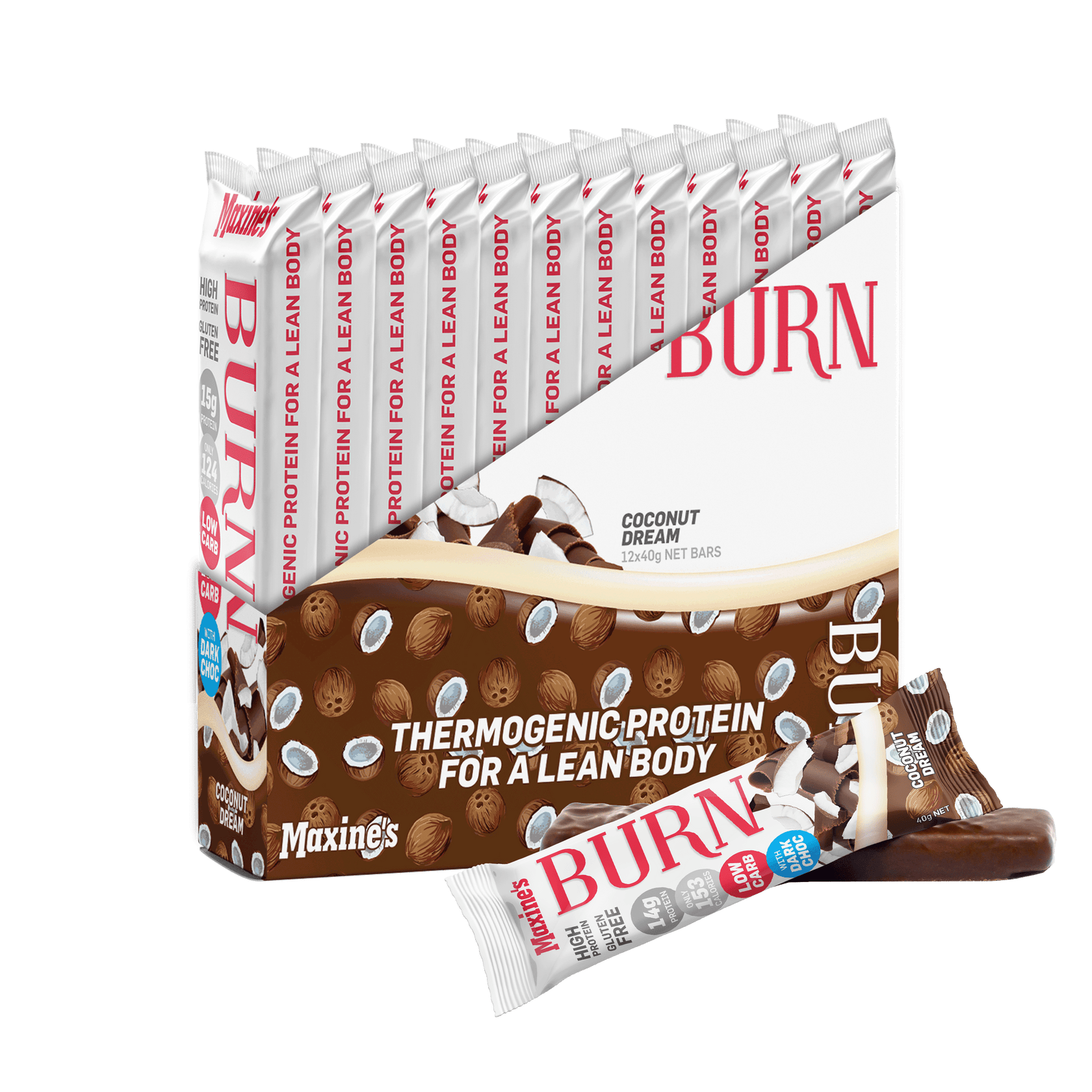 Maxine's Burn Bars - Thermogenic Fat Burning Protein Bars